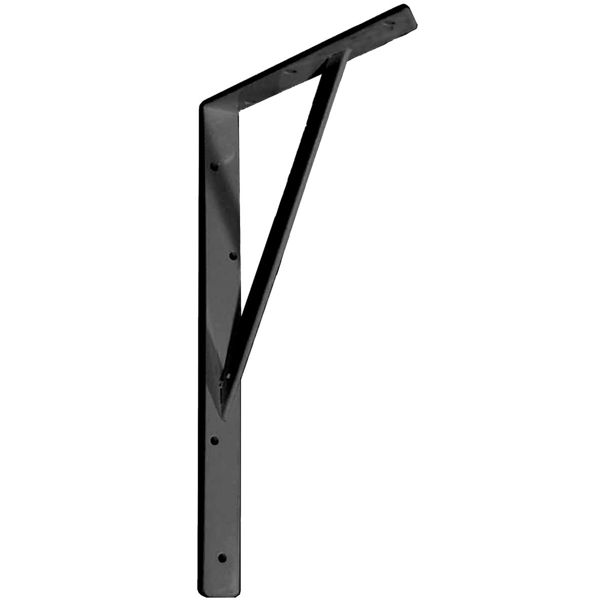 CONSOLE RENFORCÉE NOIRE 330 x 500 MM CHARGE MAX 200 KG/PIÈCE - 112814 ...