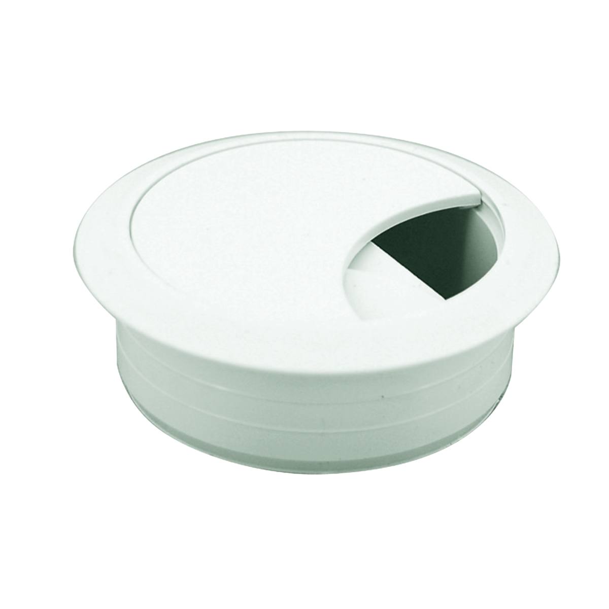 PASSE-CÂBLE ROND BLANC Ø 80 MM - 023768 | Référence Batiment