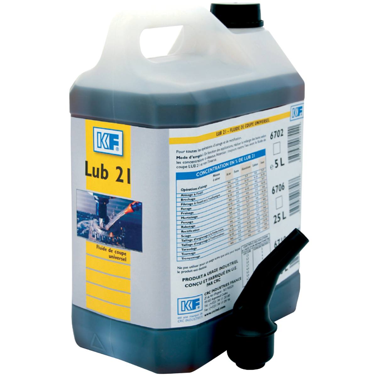 HUILE DE COUPE SOLUBLE LUB 21 - 064173 | Référence Batiment