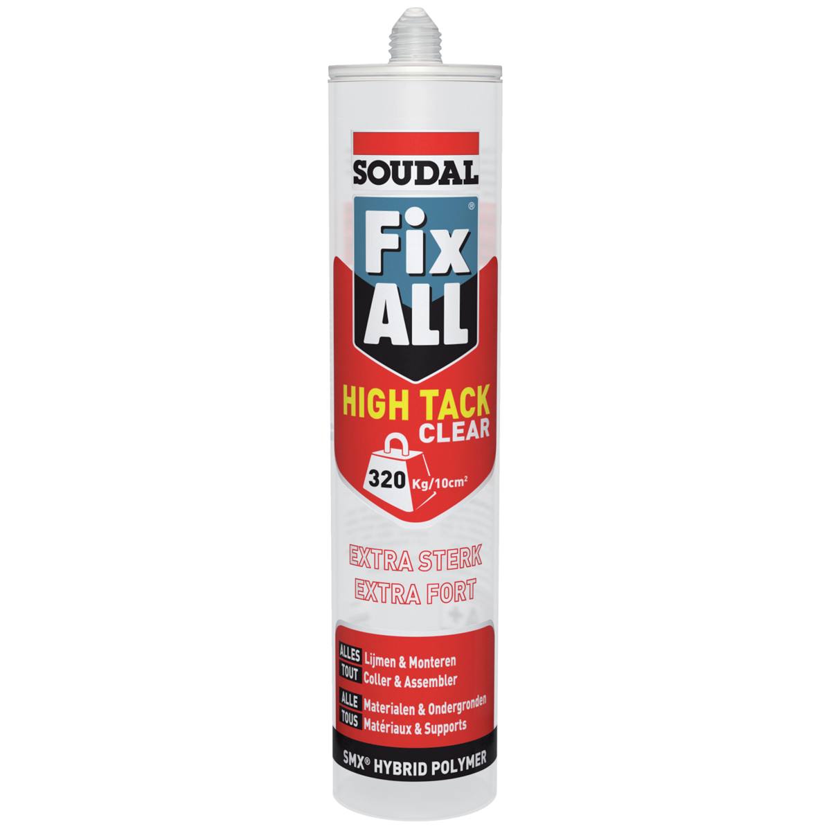 MASTIC COLLE FIX ALL HIGH TACK CLEAR TRANSLUCIDE 290 ML X 2 - 160031 ...