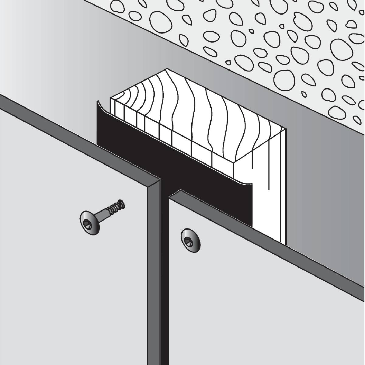 BANDE DE PROTECTION EPDM POUR BARDAGE - 038397 | Référence Batiment